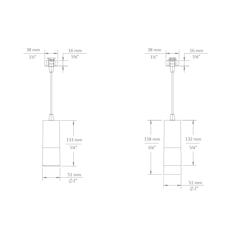 NDR Track Mount - Solais Lighting